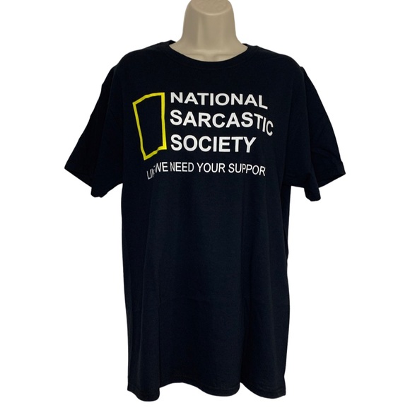 Tops | Nwt Tshirt National Sarcastic Society Tee | Poshmark